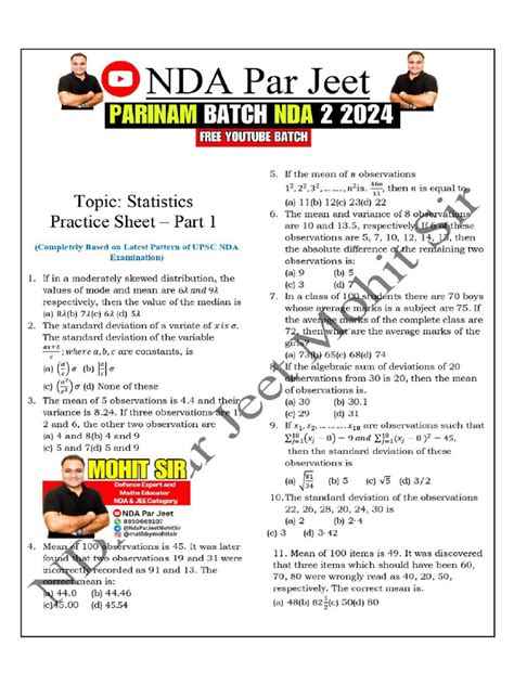 Statistics Part 1 Page 0001 Pdf