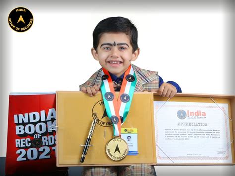 Adwaith A Krishna Appreciation India Book Of Records