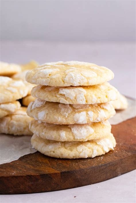 Soft And Chewy Lemon Cookies Easy Recipe Insanely Good