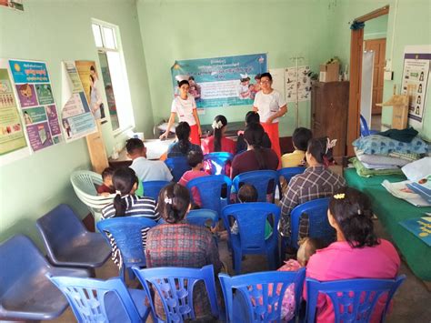 နတ်မောက်မြို့၌ ကလေးငယ်များအား Catch Up နည်းလမ်းဖြင့် ကာကွယ်ဆေးထိုးနှံပေးခြင်းနှင့် အသိပညာပေးဟောပ