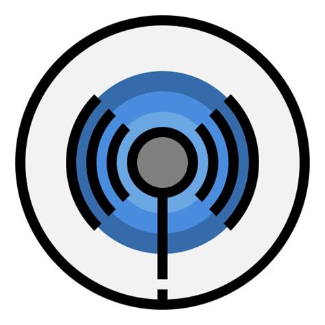 Wireless Access Point Generic Color Lineal Color Icon