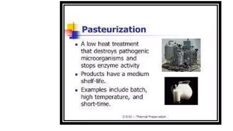 Preservation By Heat Treatment Canning Pasteurization Pptx Cooking Food And Drink