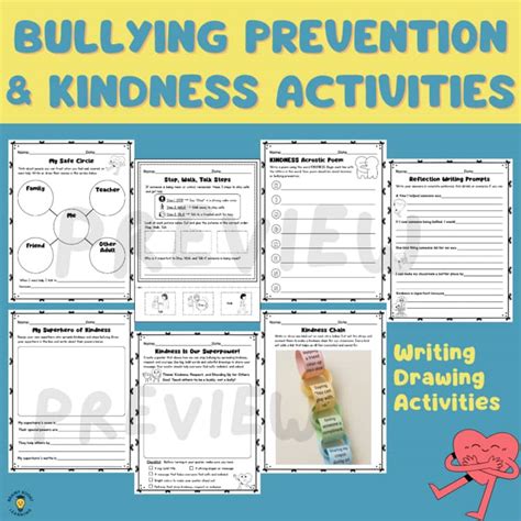 Bullying Prevention And Kindness Activities Sel Worksheets G14 Tpt