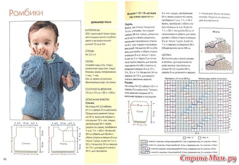 Вязание для детей от 3 до 5 лет с описанием и схемами спицами