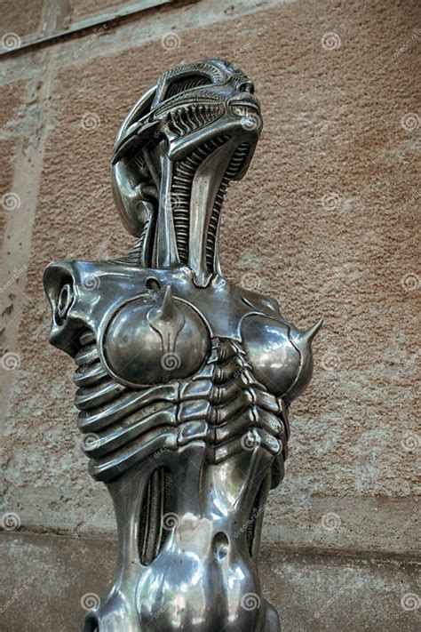 Erotic Sculpture Of The Great Artist H R Giger Editorial Stock Image Image Of Museum Great