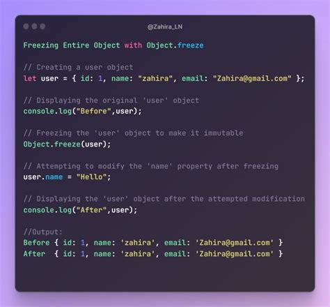 Zahira Ln On Linkedin Javascript Programming Immutability