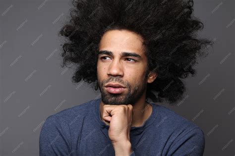 Hombre Afro Foto Premium