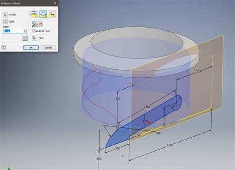 Solved Emboss Issue Autodesk Community