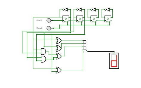 Circuitverse 8 Bit Asynchronous Counter With Hex Display Copyyyyy