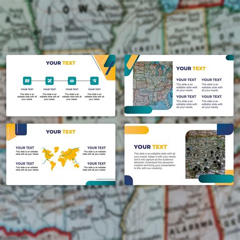 Free US Map For Powerpoint Master Bundles