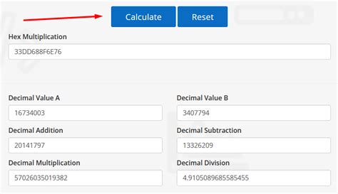 Hex Calculator Free Hexadecimal Arithmetic Tool Seo Tools Audit