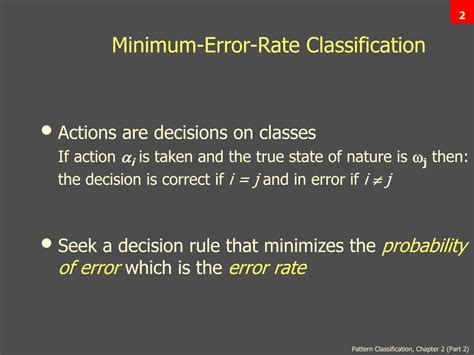 ppt chapter 2 part 2 bayesian decision theory sections 2 3 2 5 powerpoint presentation