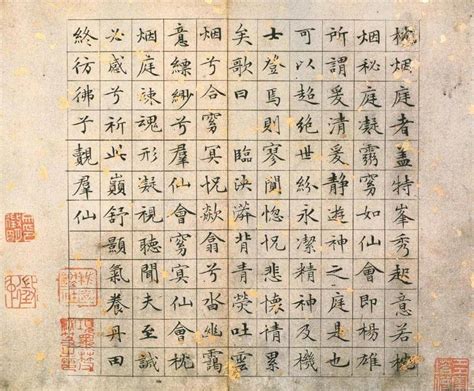 文征明小楷草堂十志字帖高清太美了 卢鸿