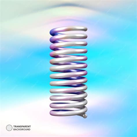 봄 그라데이션 모양 3d 그림 무료 Psd 파일