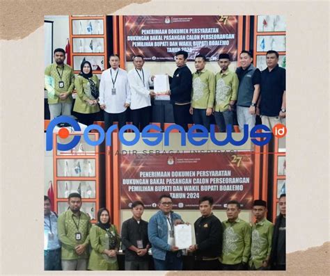 KPU Boalemo Menerima 2 Dokumen Pemenuhan Syarat Dukungan Bakal Calon