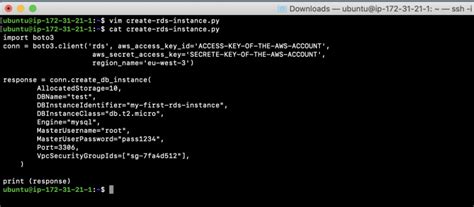 Cómo Crear Una Instancia Rds Usando Python Boto3 En Aws Howtoforge