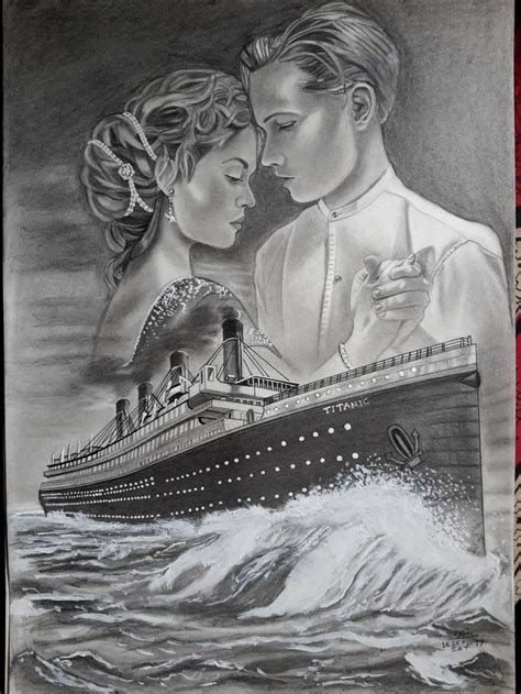 Original Titanic Rose Drawing Easy Drawing Ideas