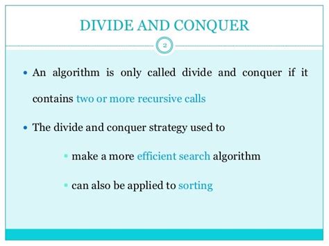 Divide And Conquer Quick Sort