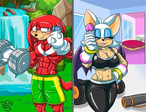 Knuxouge Date Comissioned By Don S Prime On Deviantart