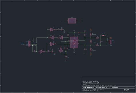 Max485 Cd4069 Rs 485 Module With Auto Data Direction Control Pinout