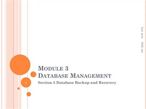ppt module 3 database management powerpoint presentation free