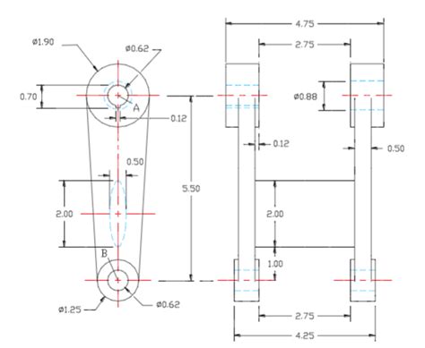 Solved Create The Following Sketch In AutoCAD And Show The Chegg