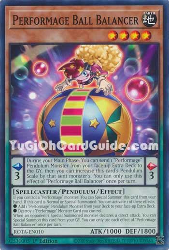 Yu Gi Oh Performage Ball Balancer
