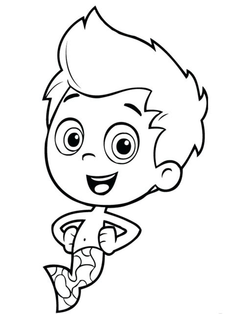 Bubble Guppies Molly Coloring Pages At Free