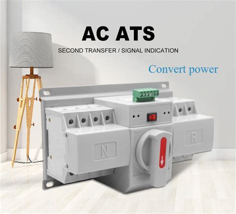 100a Ats 4p 3 Phase Automatic Transfer Switch For Generator 63a Pc Class Home Use 160a 4 Pole