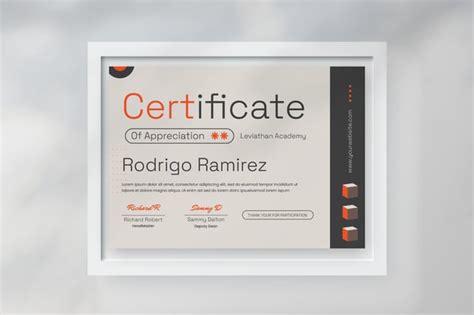 Swiss Style Certificate Print Templates Ft Award And Business Envato