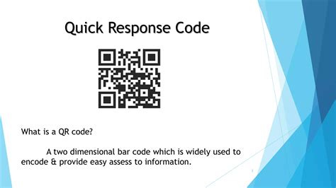 Quick Response Code Qr Code Pptx