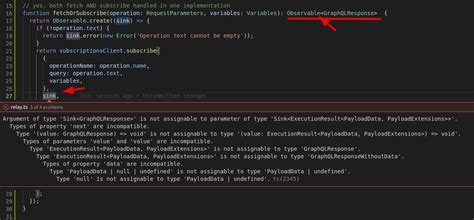 Typescript Error In Relay Example · Issue 316 · Enisdenjographql Ws