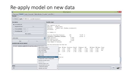 Weka Steps For Logistic Regression Speaker Deck