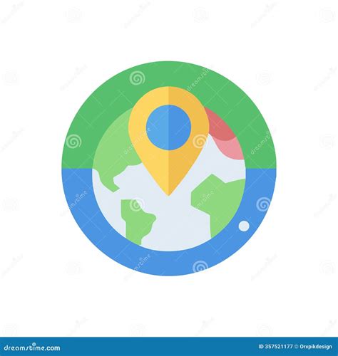 Geographic Information System Gis Infographics Linear Icons Collection