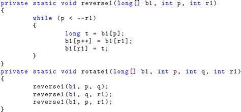 Three Way Reversal Based Rotation Function In Java Program Download Scientific Diagram