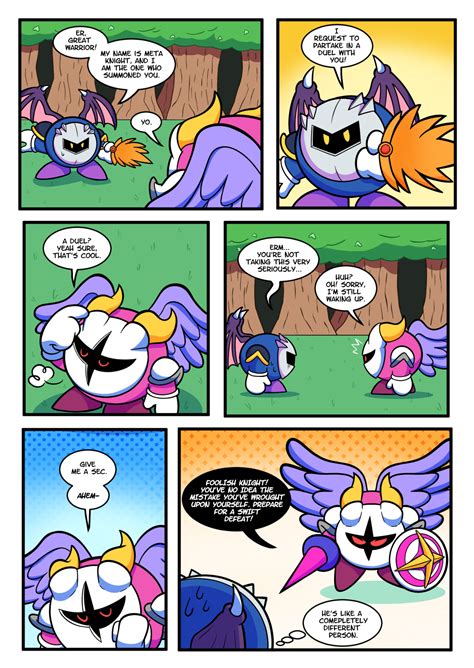 Meta Knight And Galacta Knight And Kirby
