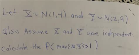 Let XˉN 1 4 and YN 2 9 also Assume X and Z are Chegg com