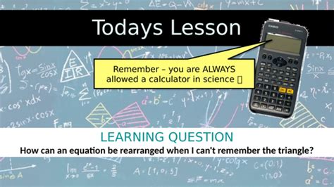 Rearranging Equations Teaching Resources