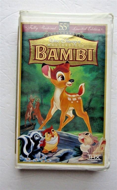 Th Anniversary Eys Tully Bambi Limited Editions Walt Disney Masterpiece Restoration