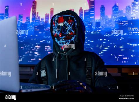 Hacker Burglar Red Team Exploit Vulnerability Security Of Data Server