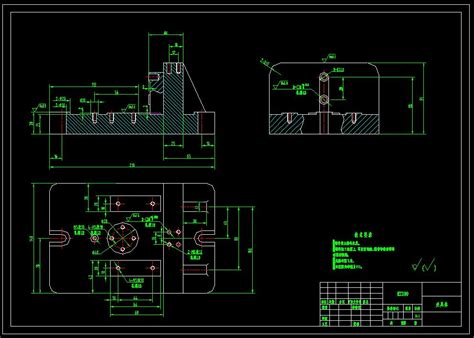 换挡叉钻孔夹具（cad图 Ug三维 说明书） Solidworks 2015 模型图纸下载 懒石网