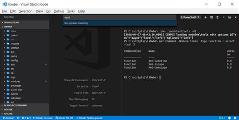 command `run selected text in active terminal` doen t execute command
