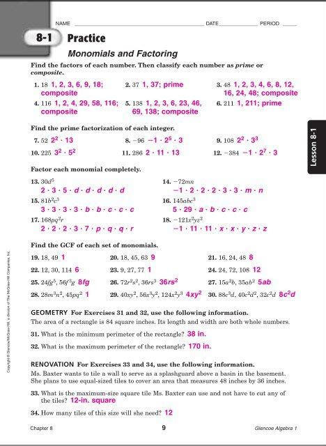 Glencoe Physical Science Chapter 22 Worksheets