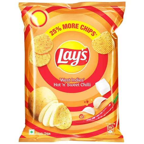 Lays West Indies Hot N Sweet Chilli Chips 48g