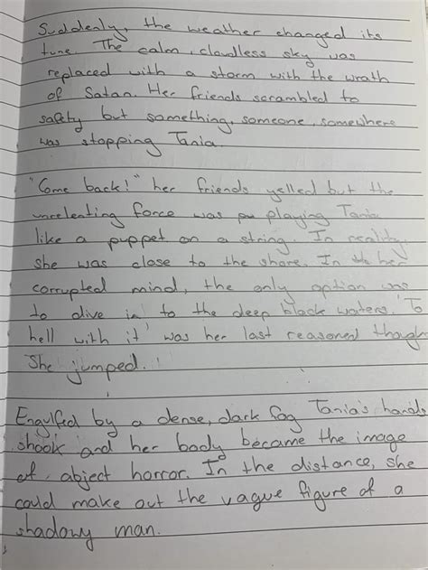 English Language Creative Writing R Gcse