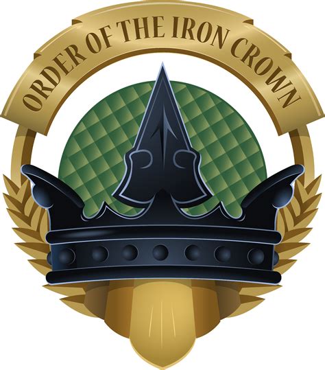 Download The Order Of The Iron Crown Logo Illustration Full Size