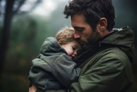 Retrato De Pai E Filho Afetuosos Foto Gr Tis