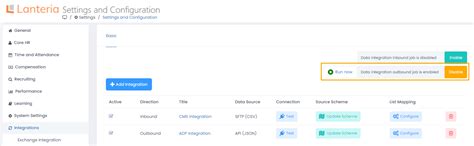 Outbound Integration Job
