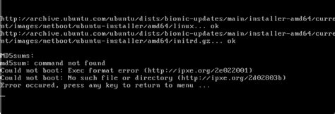 Md5sum Command Not Found · Issue 597 · Netbootxyz · Github
