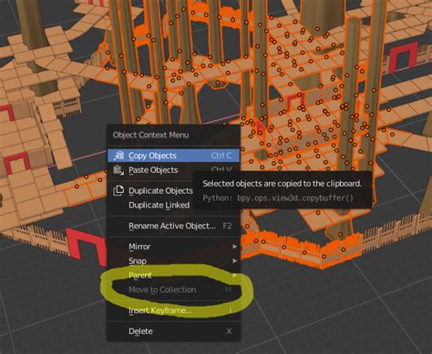 Transfer Selected Objects To A Collection Doesnt Work Blender Stack